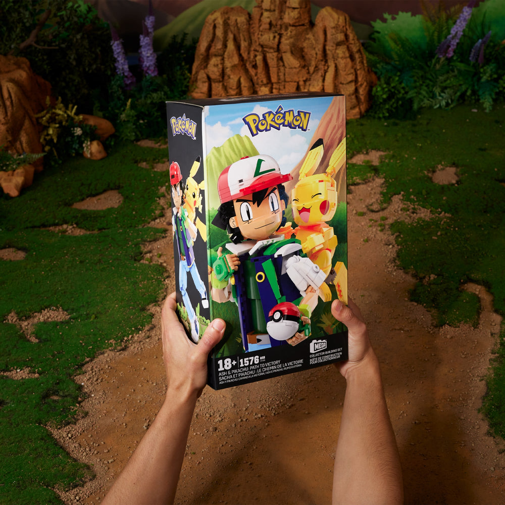 MEGA Ash & Pikachu: Path to Victory Set | Mattel Creations