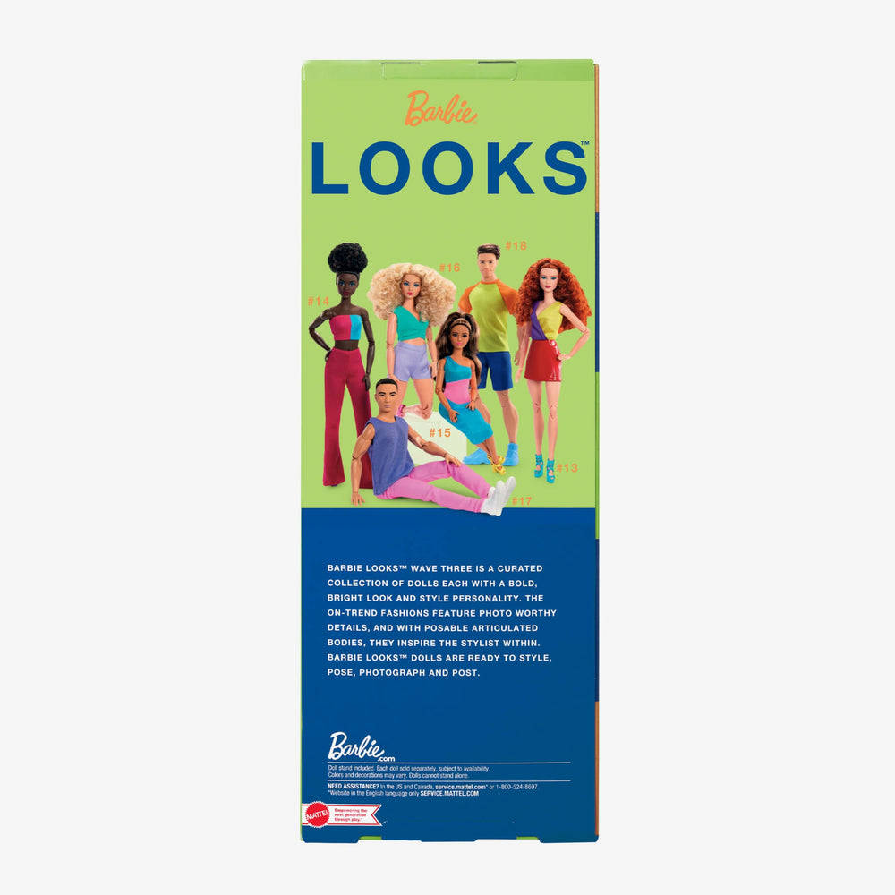 Barbie Looks Ken Doll (Buff Body, Curly Brunette Hair) – Mattel Creations