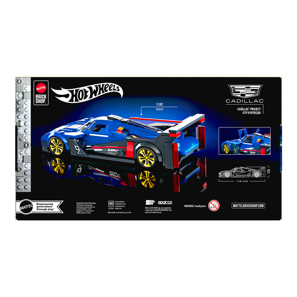 Mattel Brick Shop Hot Wheels Cadillac Project GTP Hypercar Building Set ...