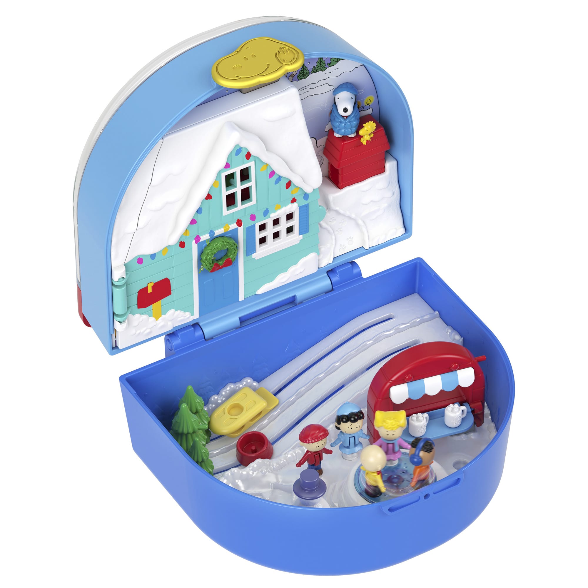 Polly Pocket Dolls and Playset, Collector Peanuts Compact | Mattel ...