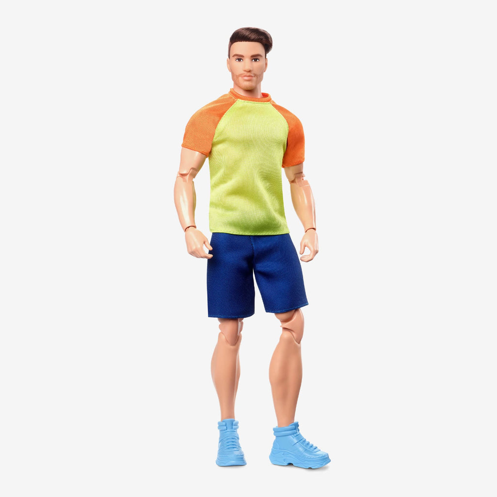 Barbie Looks Ken Doll (Buff Body, Curly Brunette Hair) | Mattel Creations