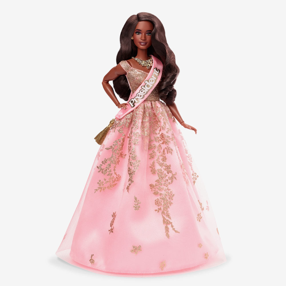 President Barbie in Pink and Gold Dress – Barbie The Movie – Mattel ...