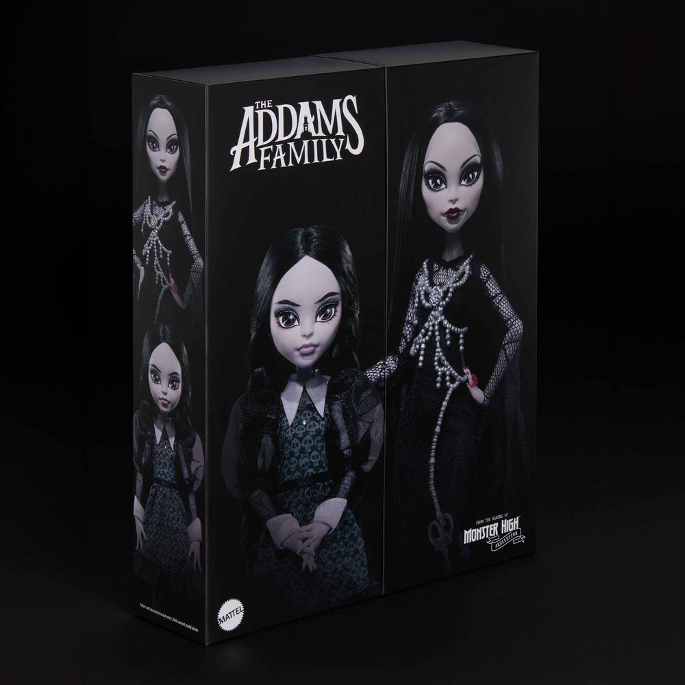 The Addams Family Morticia and Wednesday Dolls | Mattel Creations