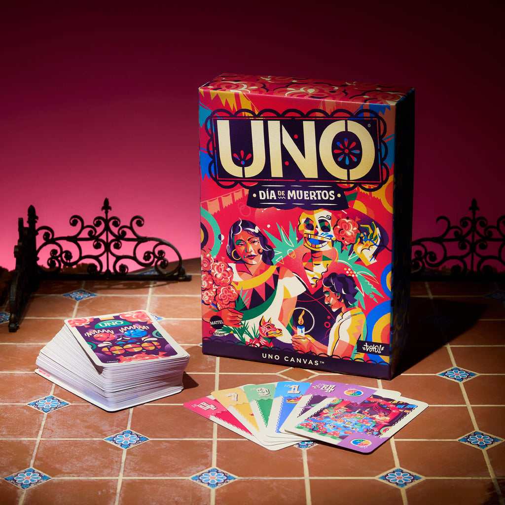 UNO Canvas Día de Muertos Card Game | Mattel Creations