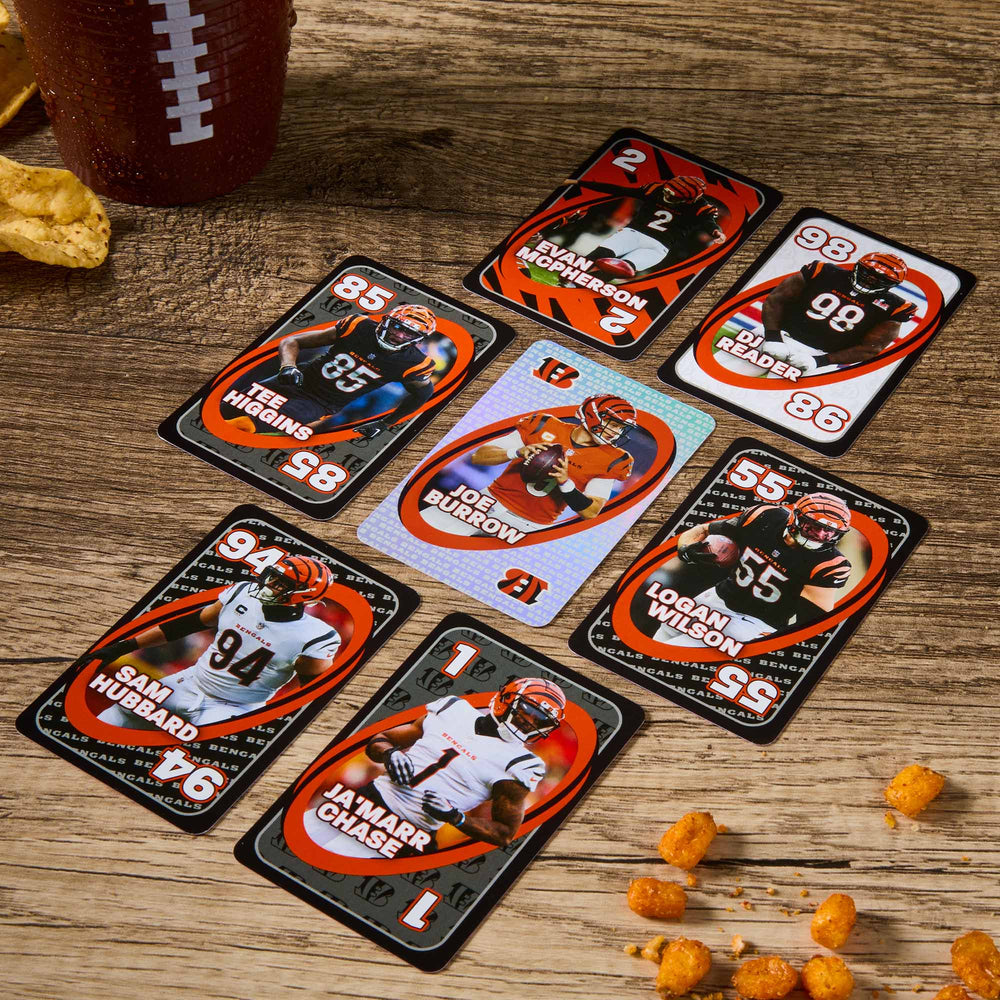 UNO Fandom NFL Cincinnati Bengals Game Deck | Mattel Creations