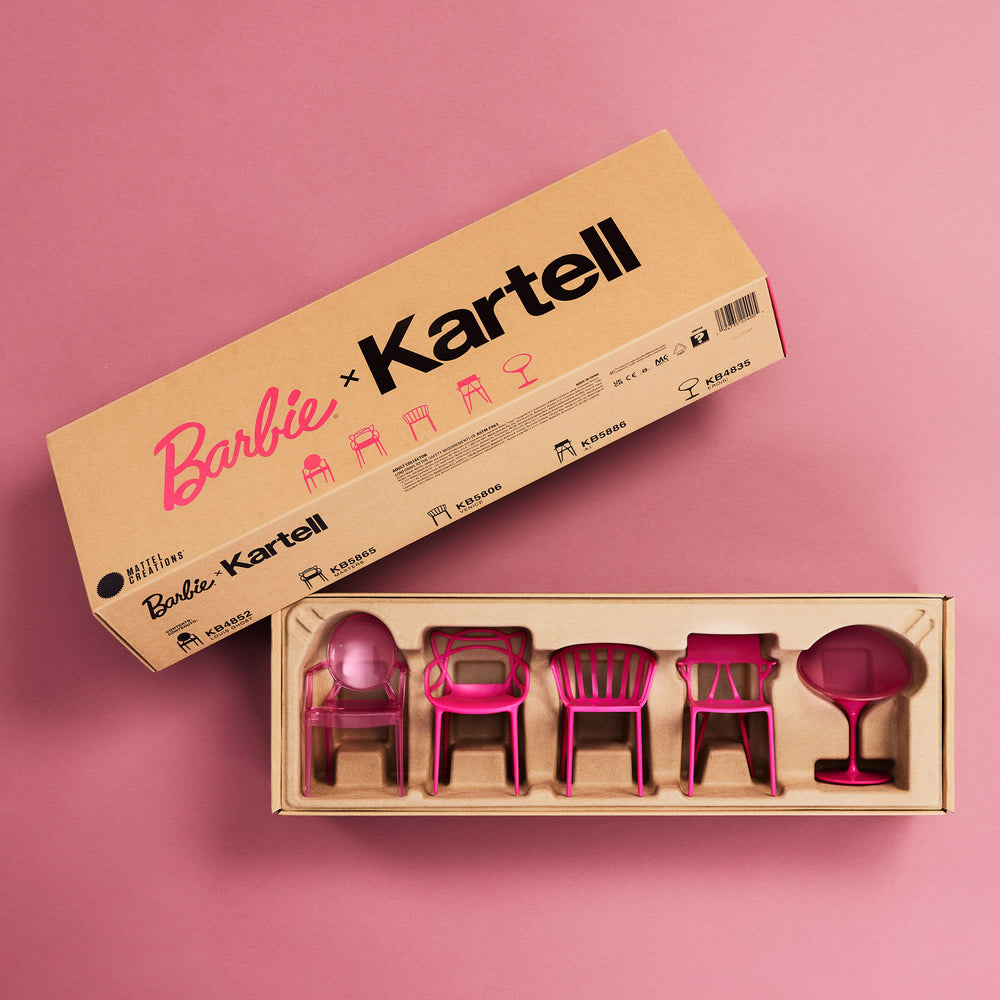 Barbie x Kartell Doll-Sized Chair Set | Mattel Creations