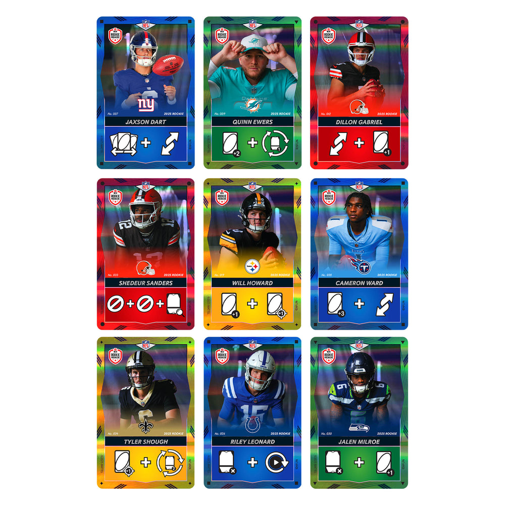UNO Elite NFL 2025 All-Rookie Promo Card | Mattel Creations