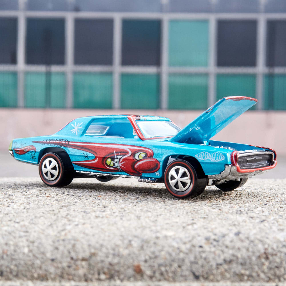 Hot Wheels x Kenny Scharf Signed Custom T-Bird | Mattel Creations