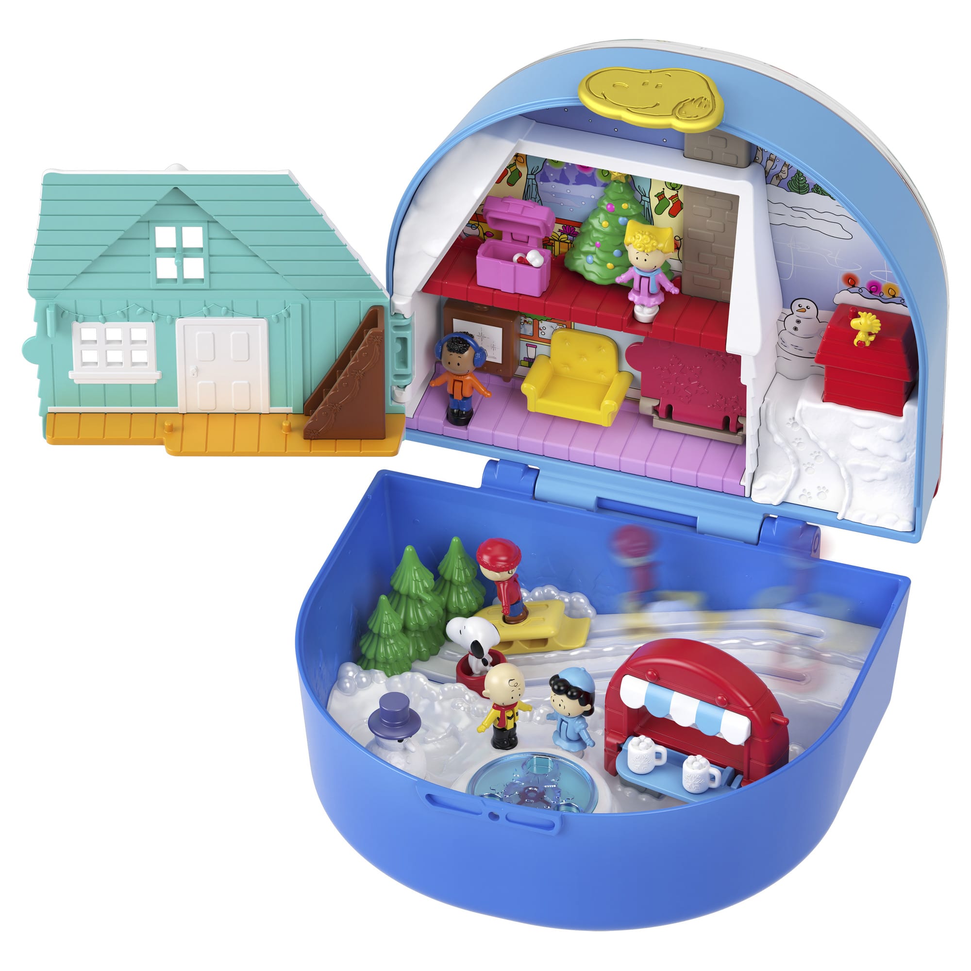 Polly Pocket Dolls and Playset, Collector Peanuts Compact | Mattel ...