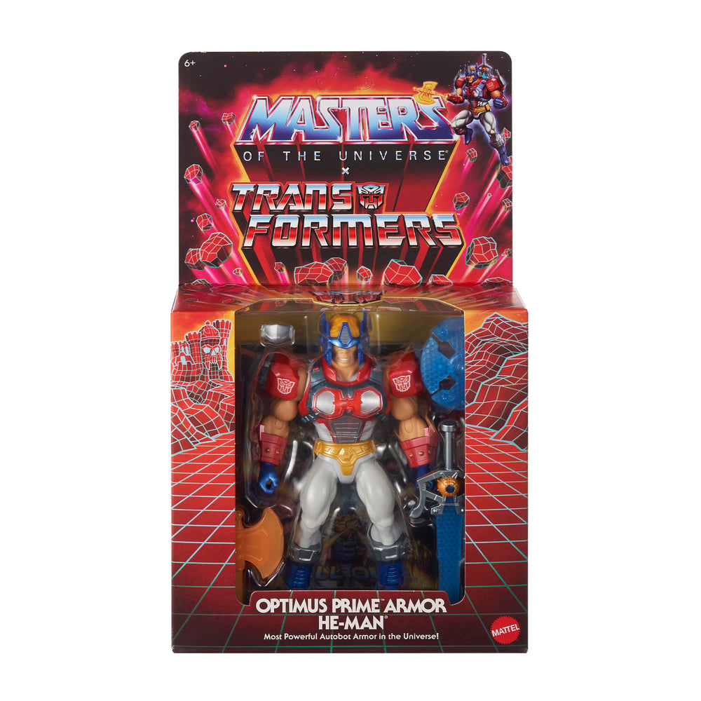 Masters of the Universe x Transformers Optimus Prime Armor He-Man ...