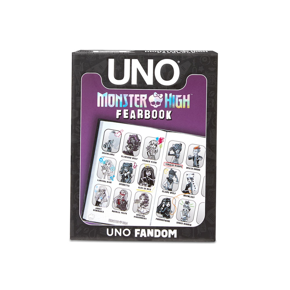 UNO Fandom Monster High Fearbook Deck| Mattel Creations
