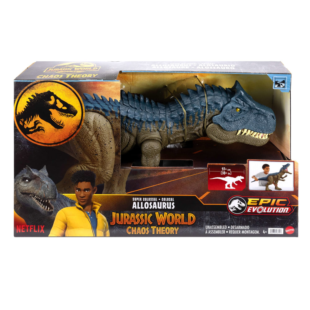 Jurassic World Super Colossal Allosaurus Dinosaur Action Figure ...