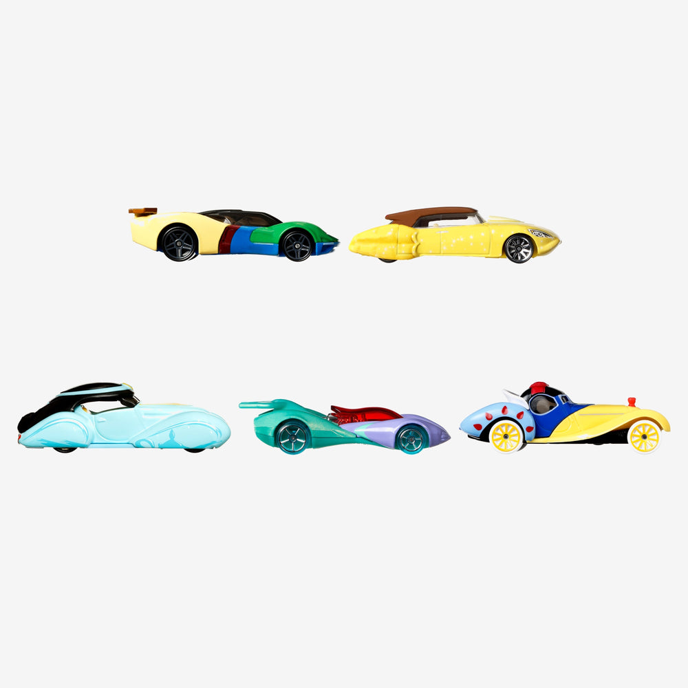 Hot Wheels Disney Princess Character Cars, Set of 5 – Mattel Creations