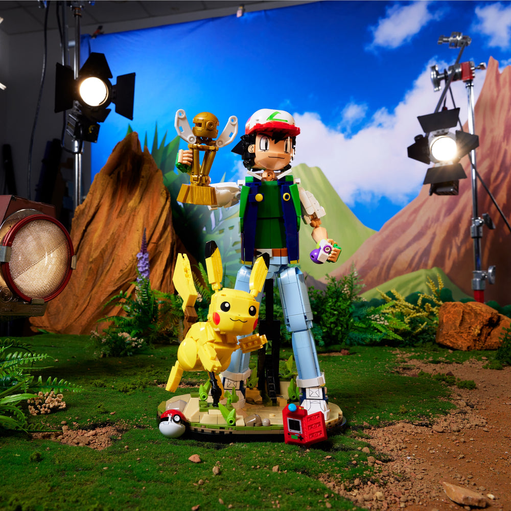 MEGA Ash & Pikachu: Path to Victory Set | Mattel Creations