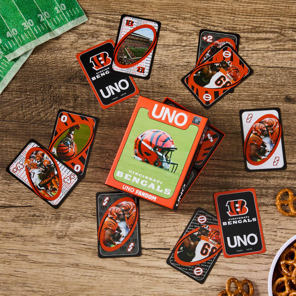 UNO Fandom NFL Cincinnati Bengals Game Deck | Mattel Creations
