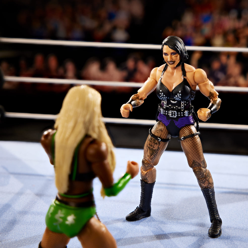WWE Ultimate Edition RAW Ring and Rhea Ripley Figure | Mattel Creations