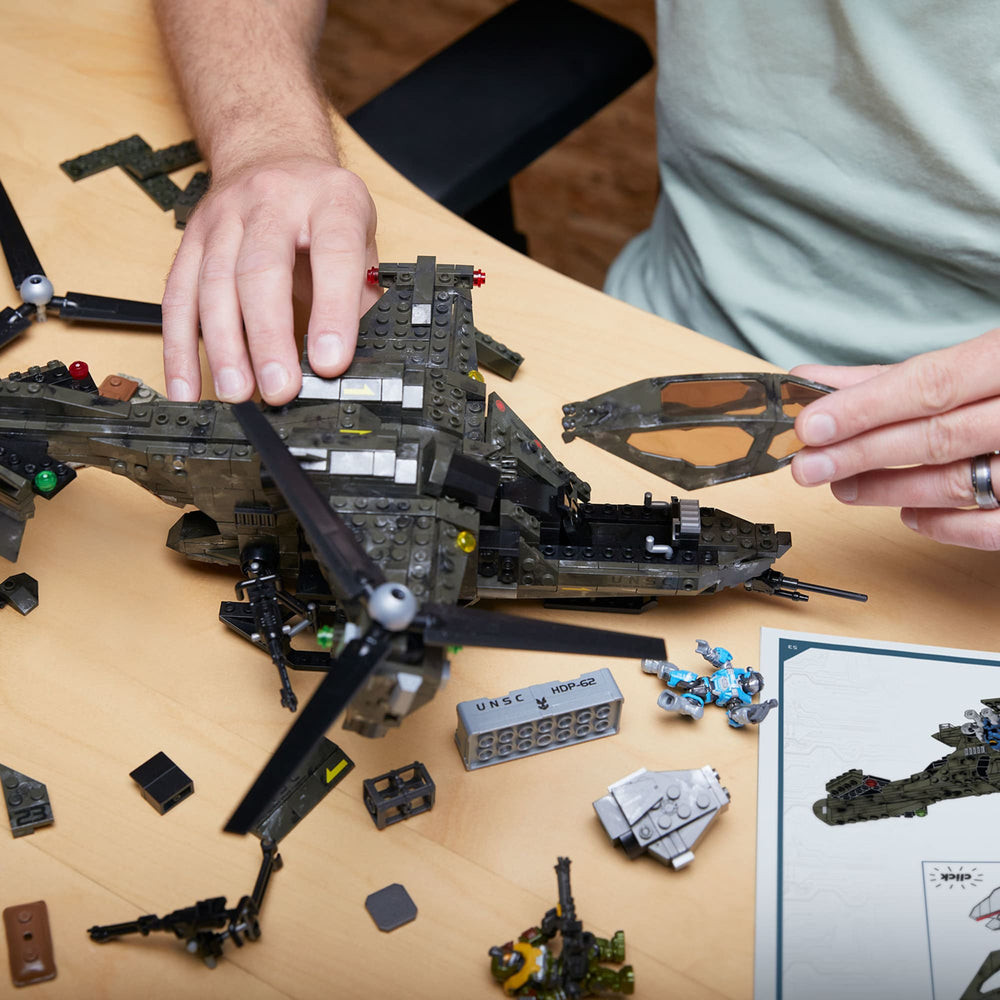 MEGA Halo UNSC Falcon Sweep Building Toy Kit – Mattel Creations