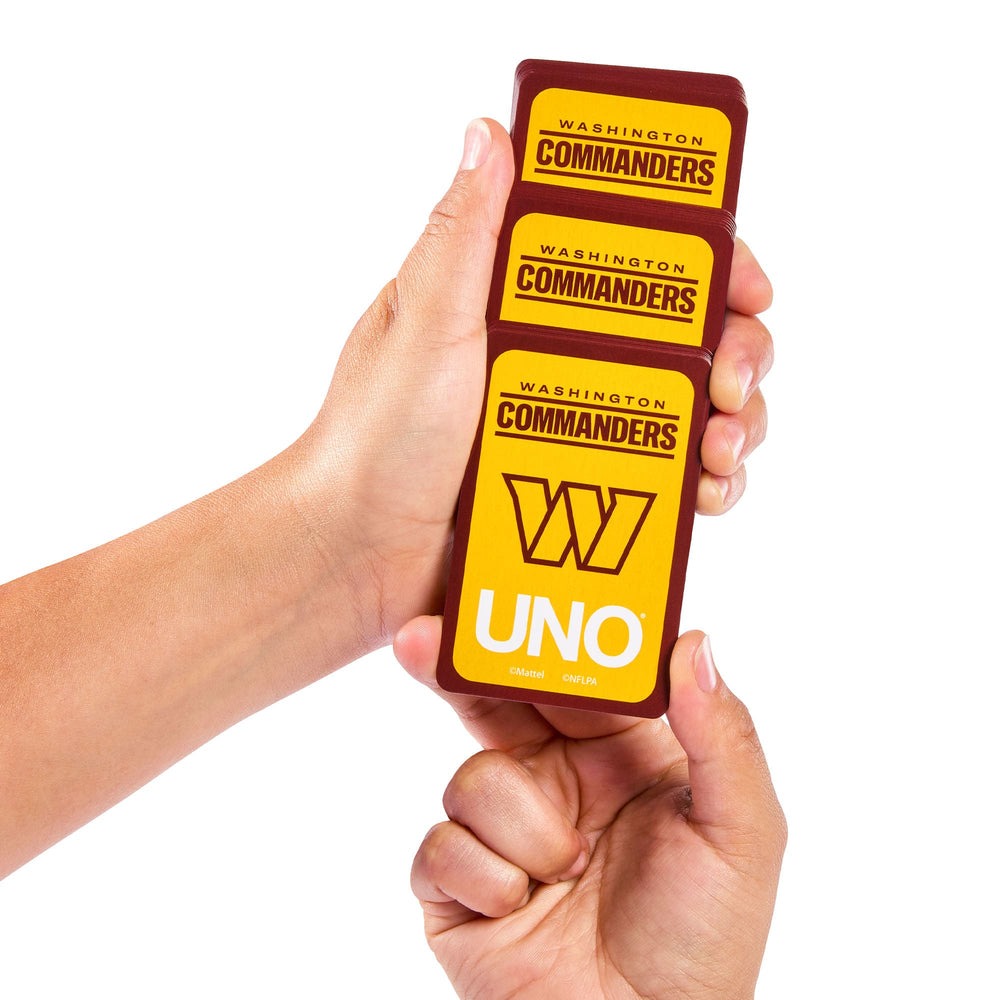 UNO Fandom NFL Washington Commanders Game Deck | Mattel Creations
