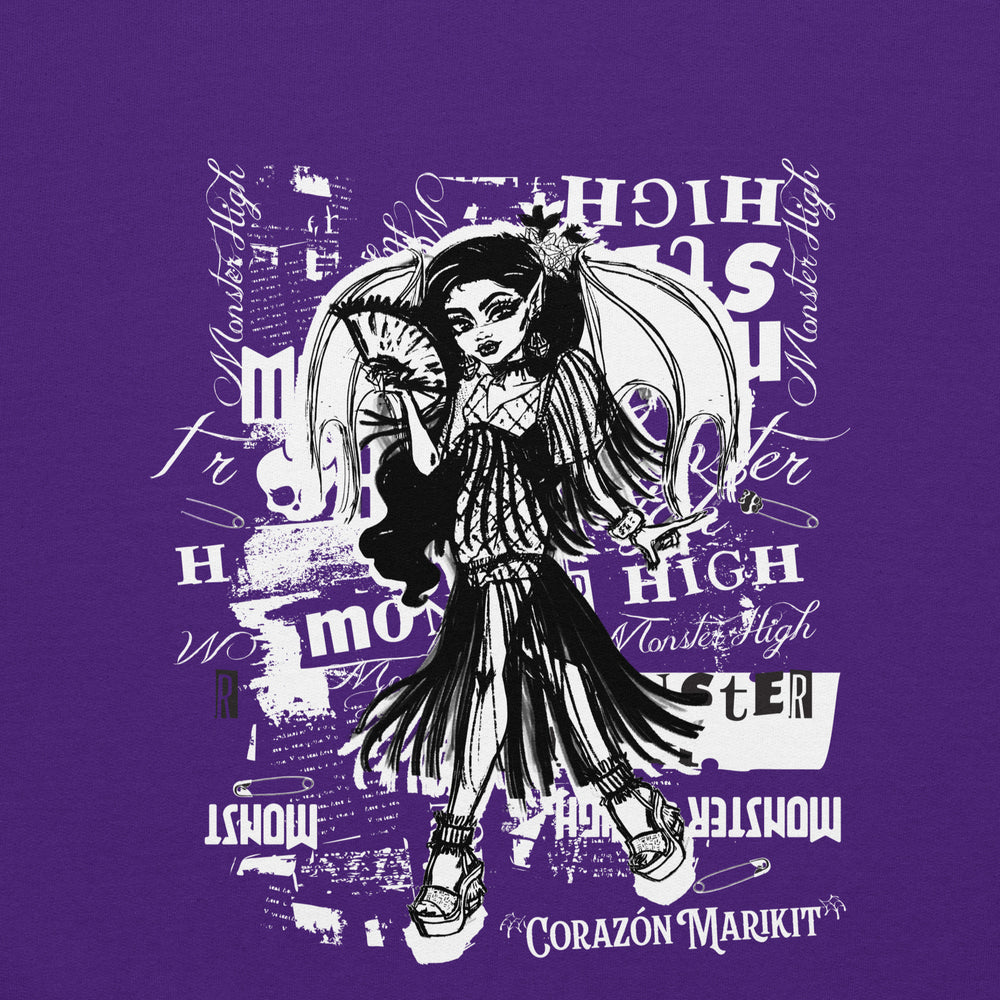 Monster High Corazon Marikit Purple Sweatshirt – Mattel Creations
