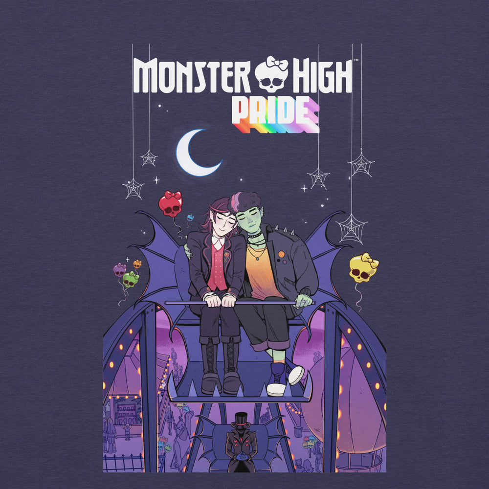 Monster High Pride Kieran & Spelldon Navy T-Shirt – Mattel Creations