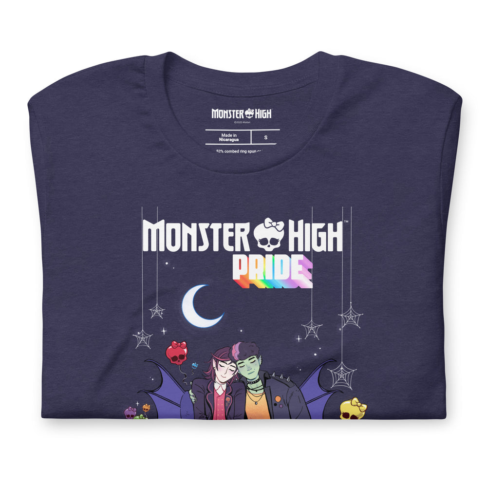 Monster High Pride Kieran & Spelldon Navy T-Shirt – Mattel Creations