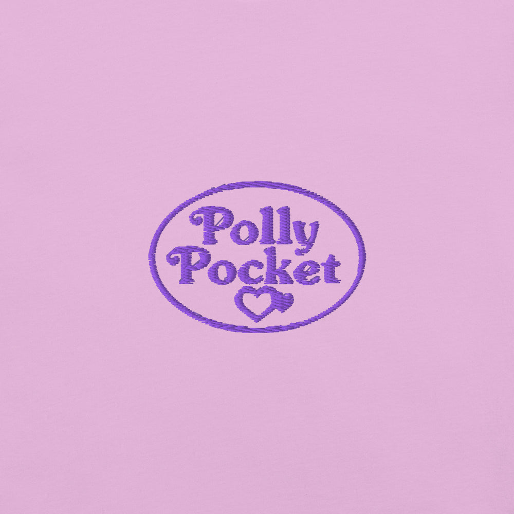 Polly Pocket Icons Embroidered Pink T-Shirt – Mattel Creations