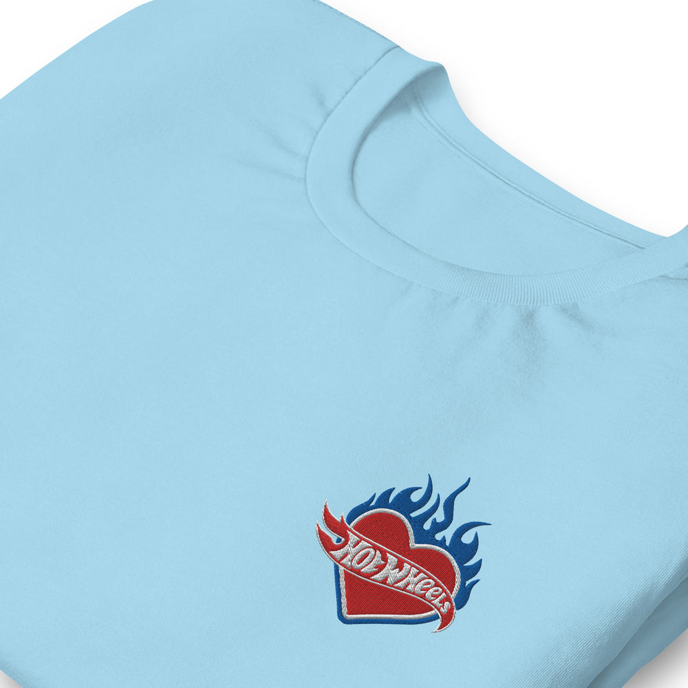 Hot Wheels Embroidered Heart T-Shirt – Mattel Creations