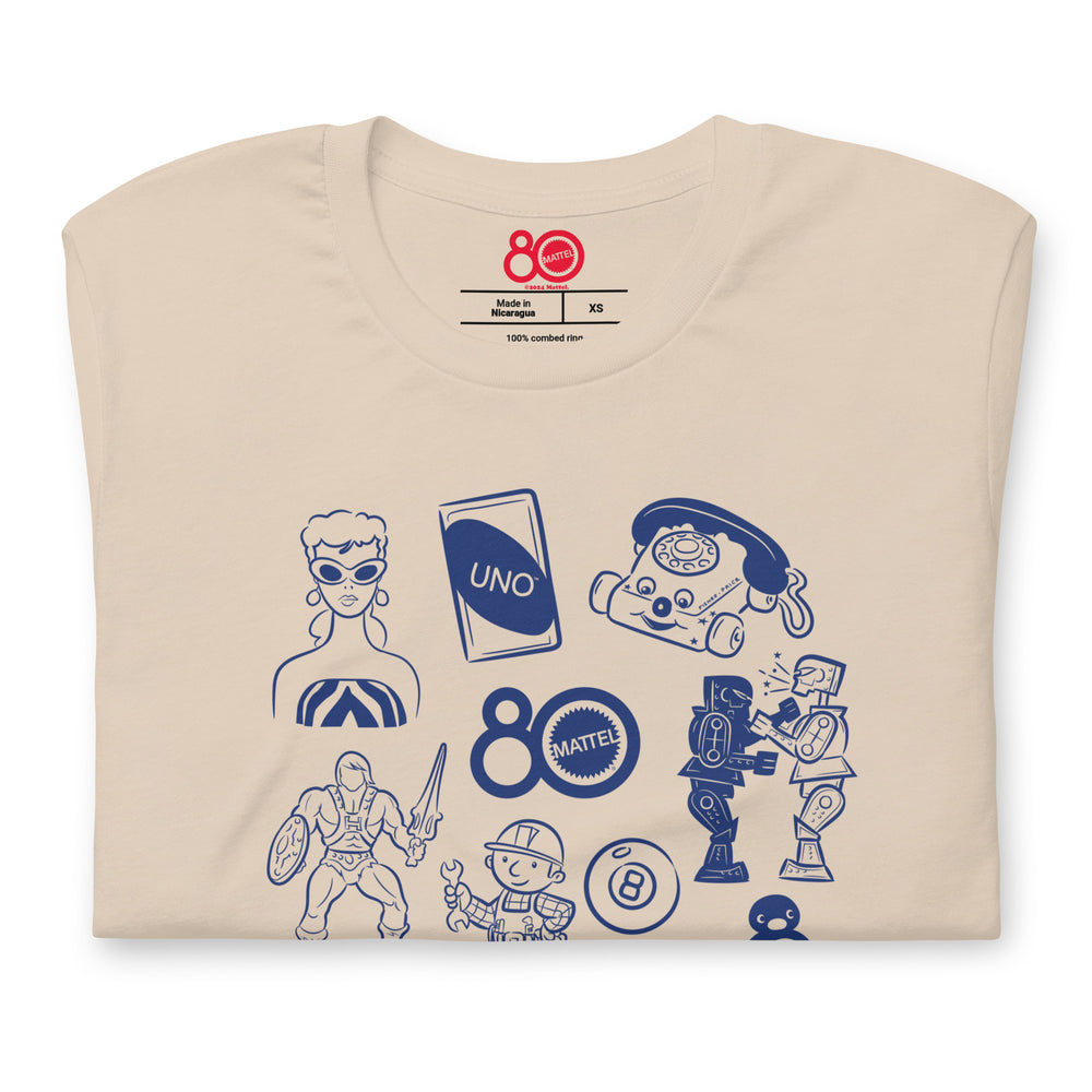 Mattel 80th Brand Icons T-Shirt – Mattel Creations