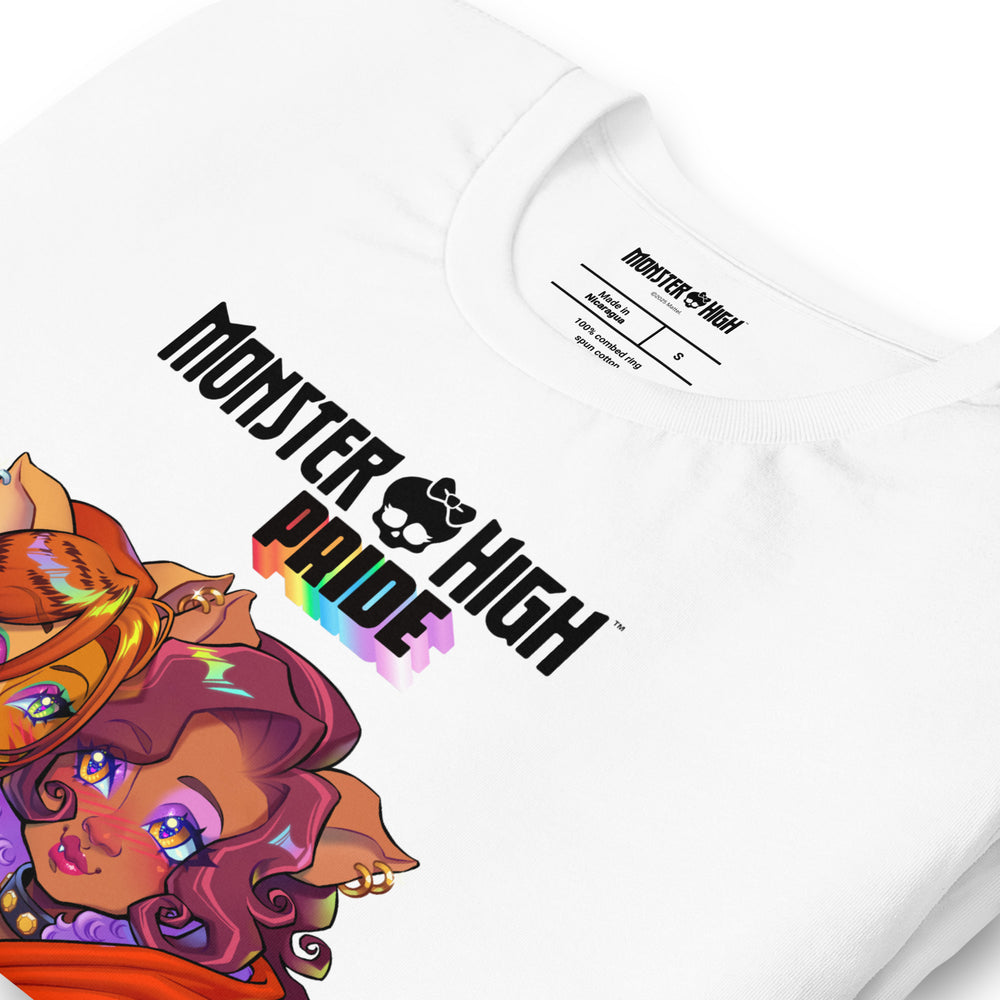 Monster High Pride Toralei & Clawdeen White T-Shirt – Mattel Creations