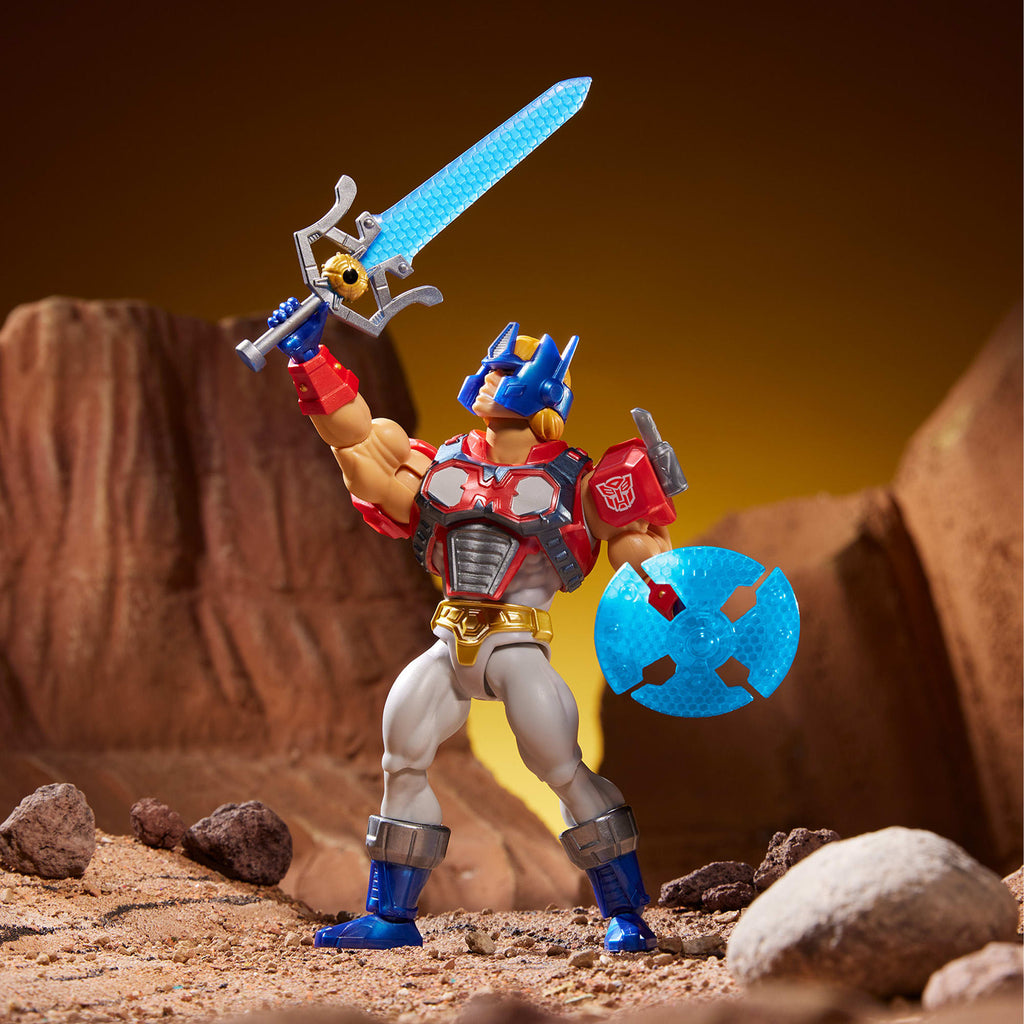 Masters of the Universe x Transformers Optimus Prime Armor He-Man ...