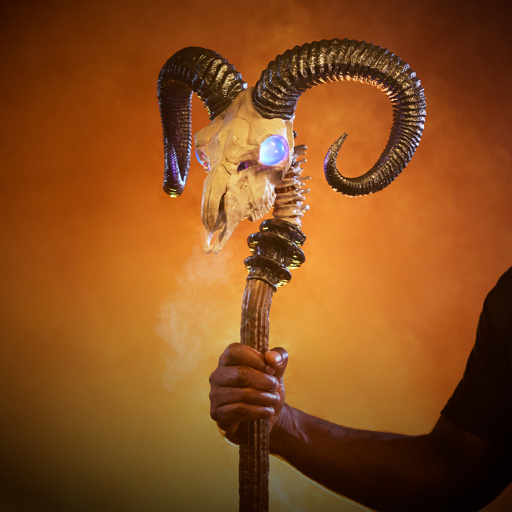 Life-Size Masters of the Universe Chronicles Havoc Staff | Mattel Creations