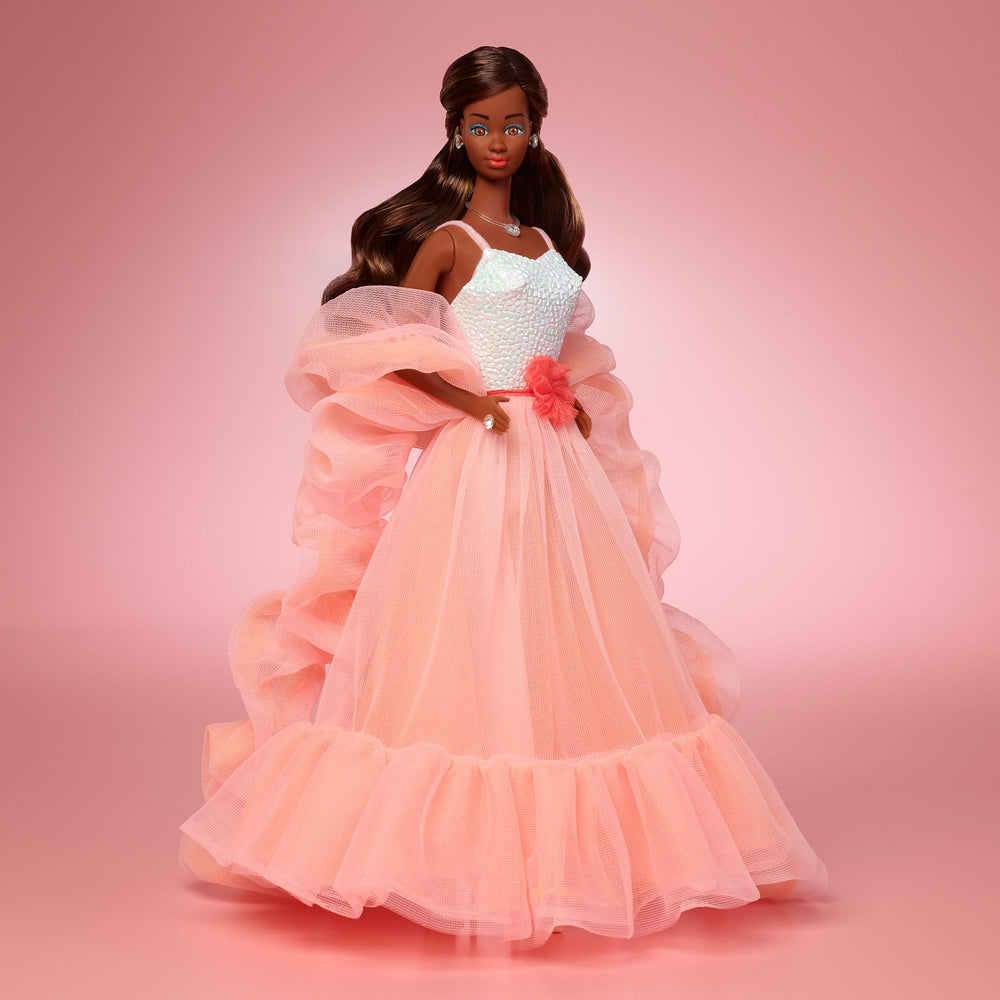 Peaches ‘n Cream Barbie Doll, Brown Hair | Mattel Creations