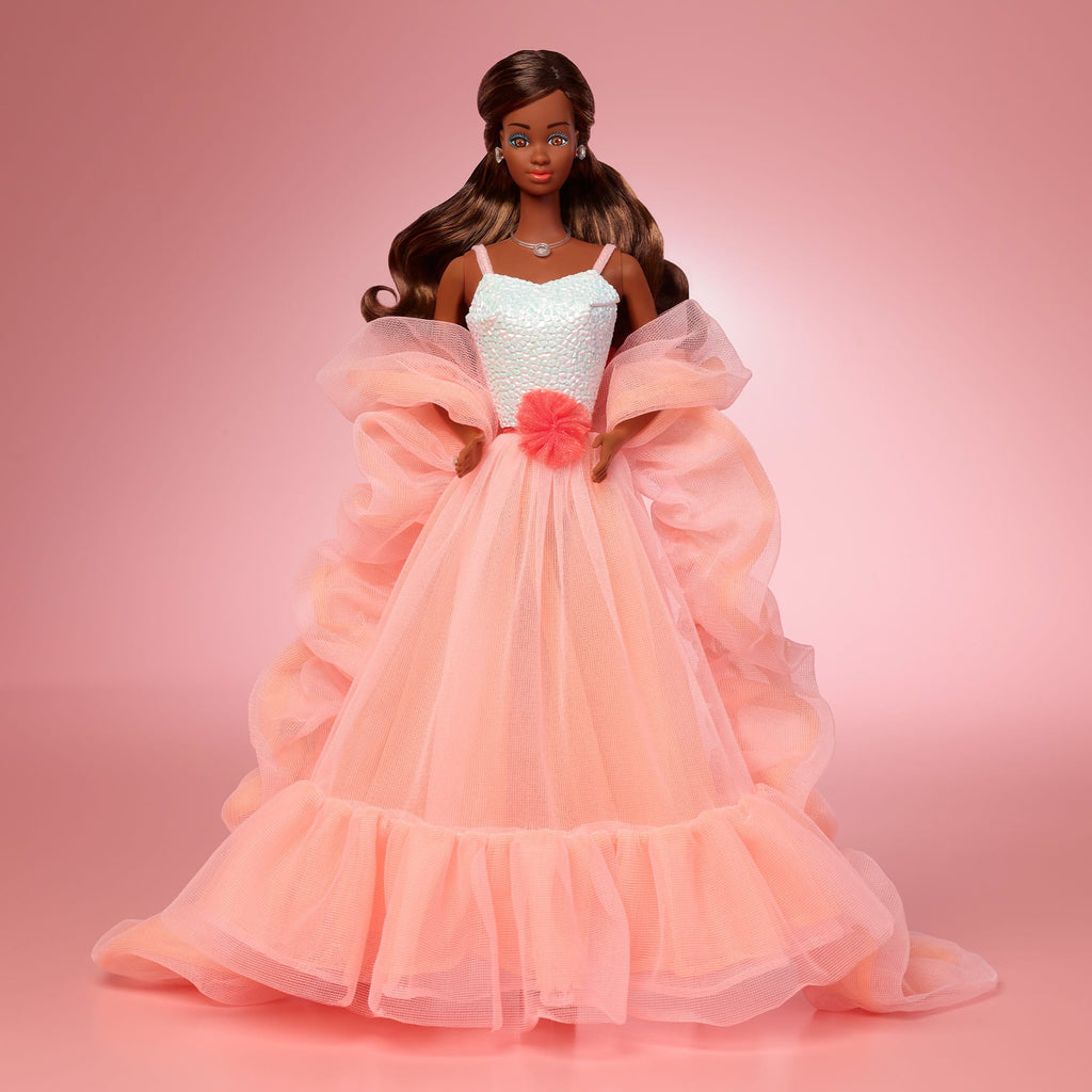Peaches ‘n Cream Barbie Doll, Brown Hair | Mattel Creations
