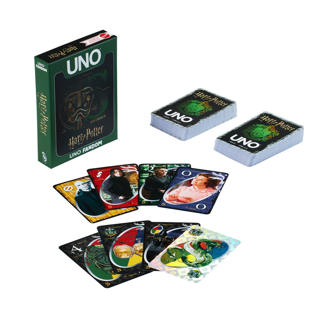 UNO Fandom Harry Potter Slytherin Game | Mattel Creations