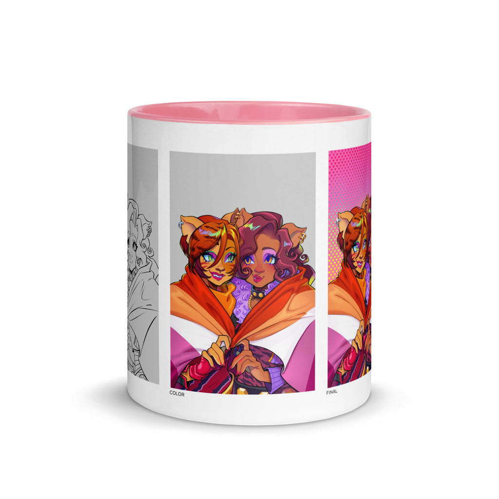 Monster High Pride Toralei & Clawdeen White Mug – Mattel Creations