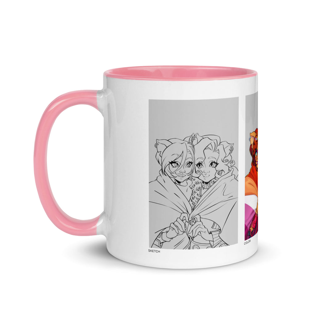 Monster High Pride Toralei & Clawdeen White Mug | Mattel Creations