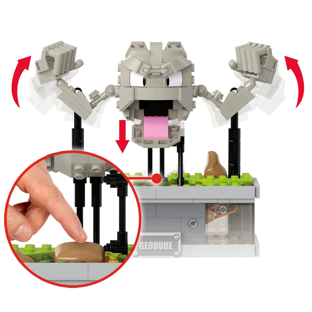 MEGA Pokémon Mini Motion Geodude Building Set | Mattel Creations