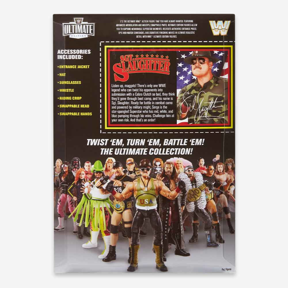 WWE Ultimate Edition Sgt. Slaughter action figure – Mattel Creations