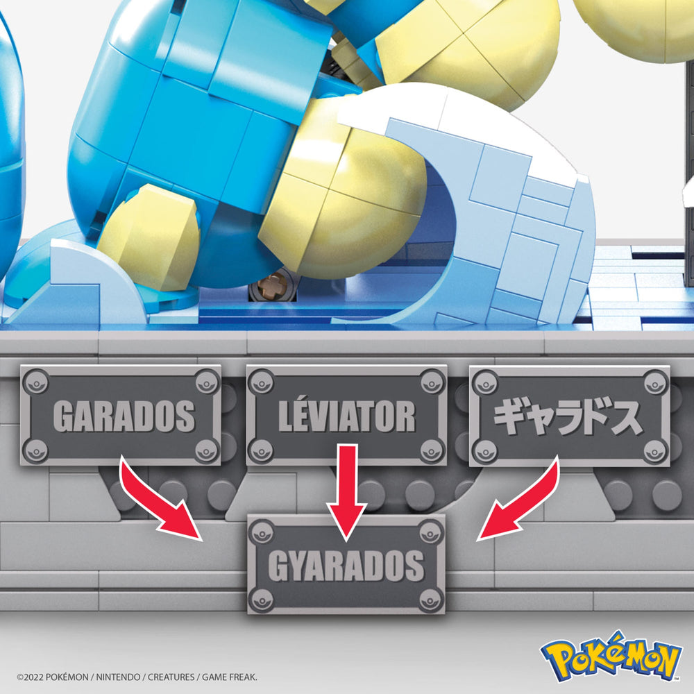 MEGA Pokemon Motion Gyarados Building Set – Mattel Creations