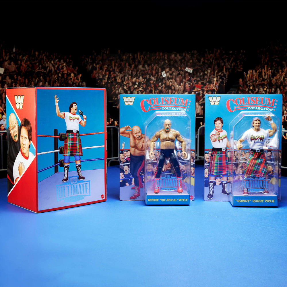 WWE Ultimate Edition Coliseum Collection "Rowdy" Roddy Piper & George ...