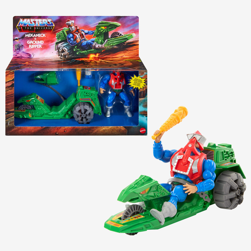 Masters of the Universe Origins Ground Ripper & Mekaneck Action Figure ...