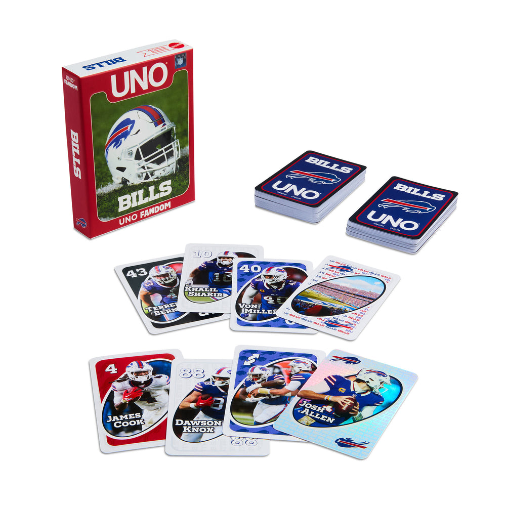 UNO Fandom NFL Buffalo Bills Game Deck | Mattel Creations