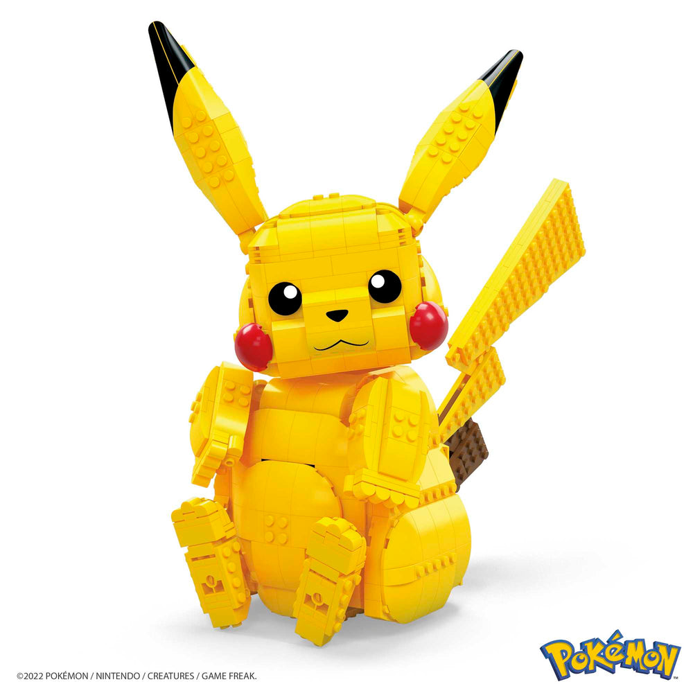 MEGA Pokémon Building Toy Kit Jumbo Pikachu | Mattel Creation – Mattel ...