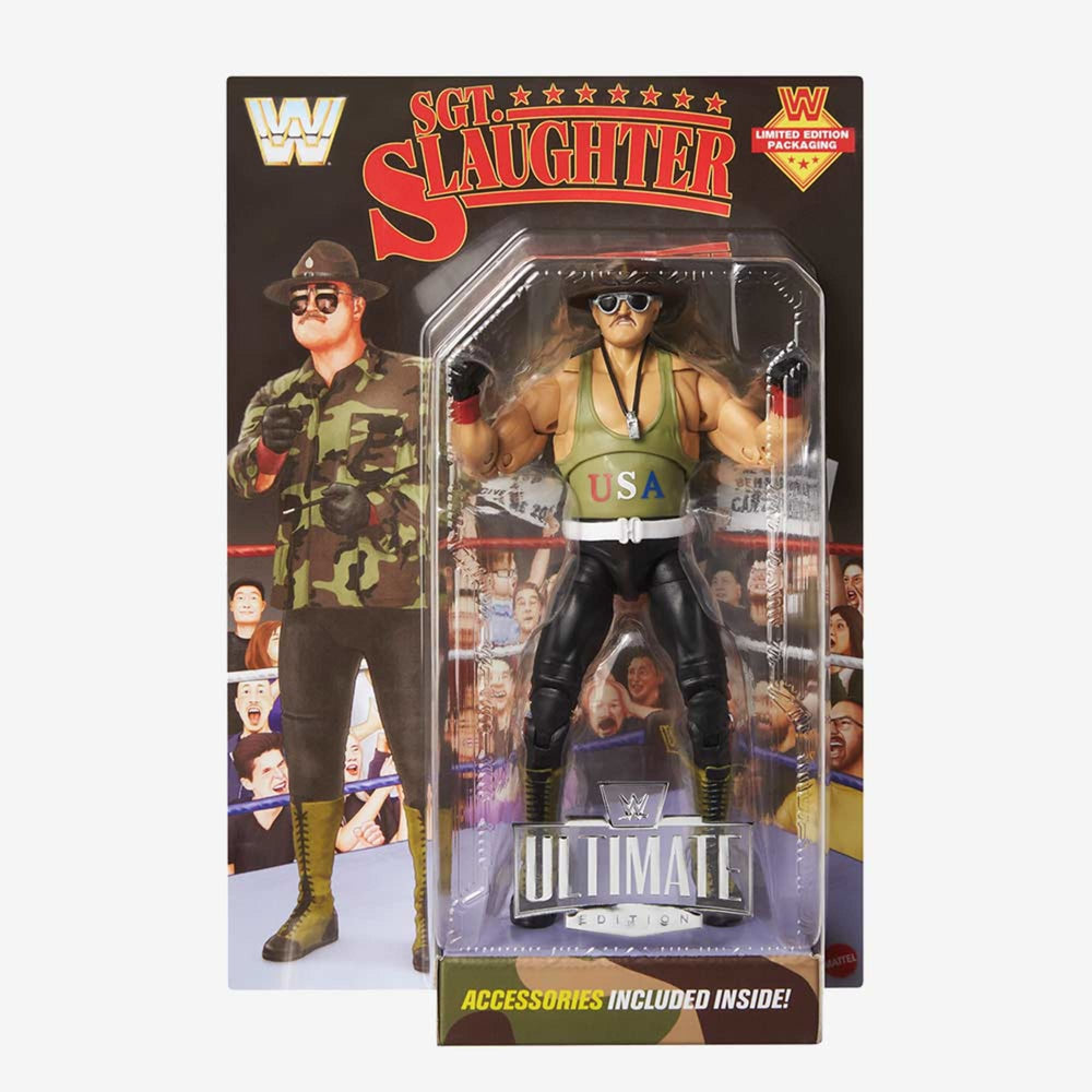 WWE Ultimate Edition Sgt. Slaughter action figure – Mattel Creations