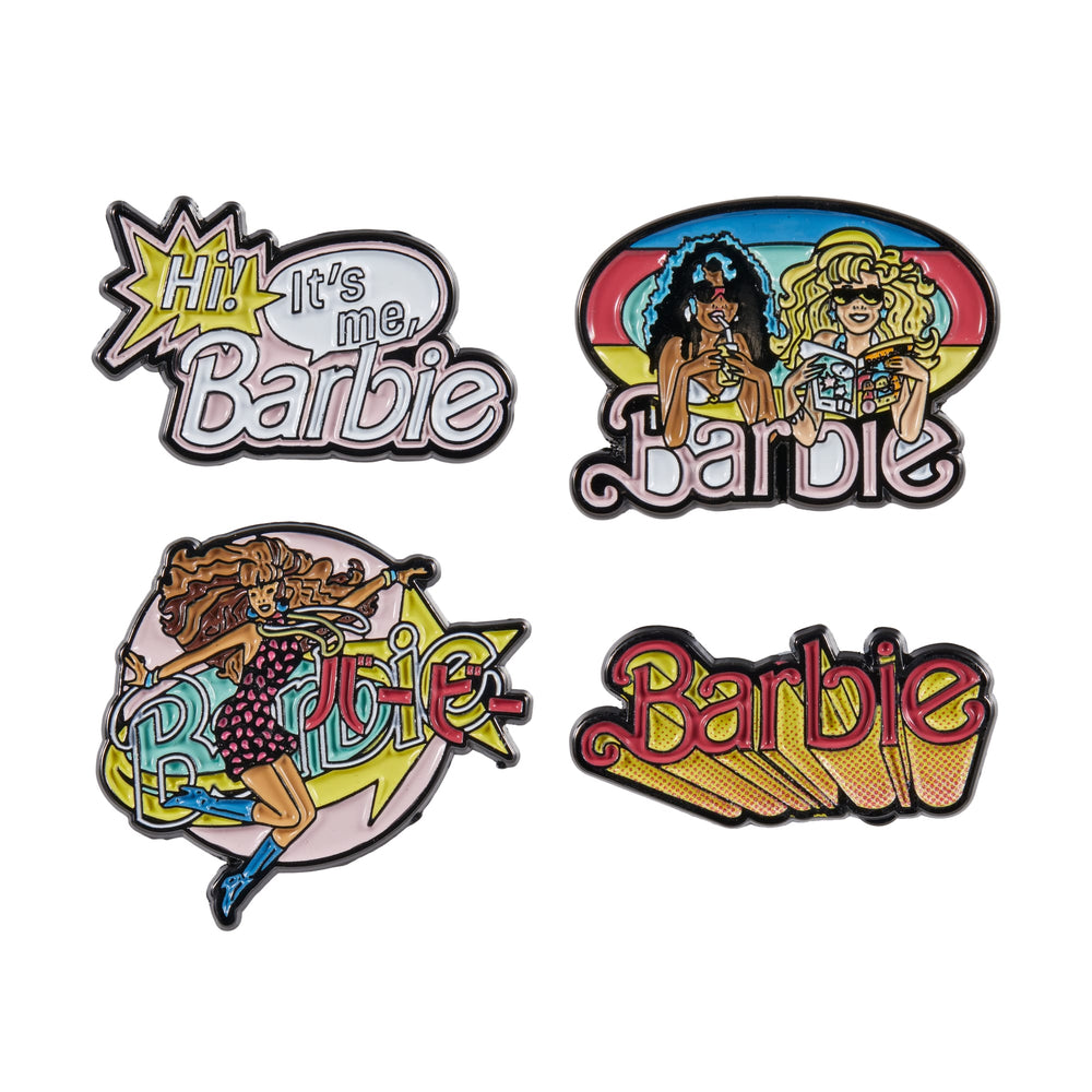 Barbie Comic Enamel Pin Set | Mattel Creations