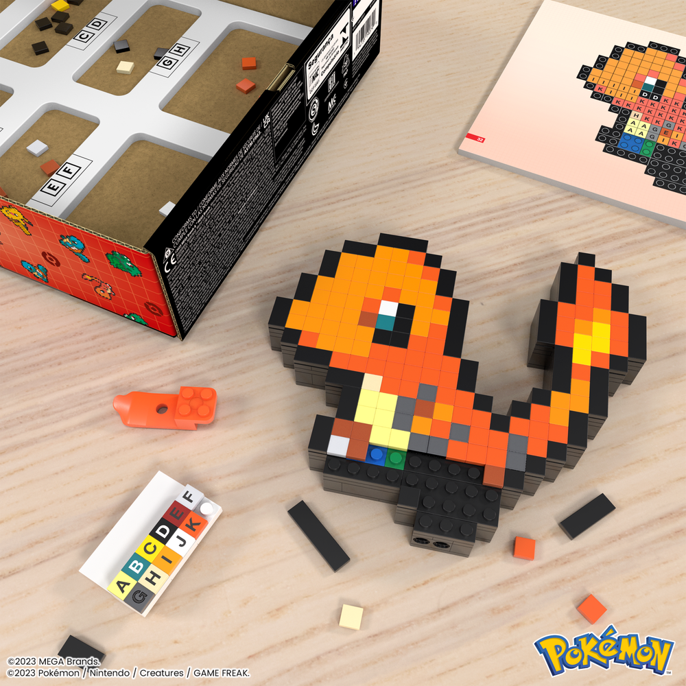 Pokémon Charmander Building Set by MEGA | Mattel Creations