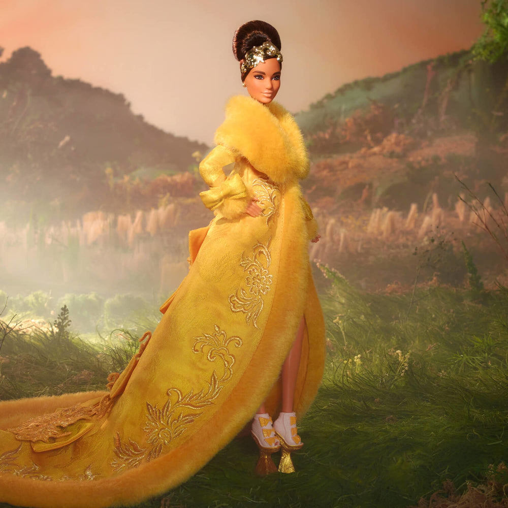Guo Pei Barbie® Doll Wearing Golden-Yellow Gown – Mattel Creations