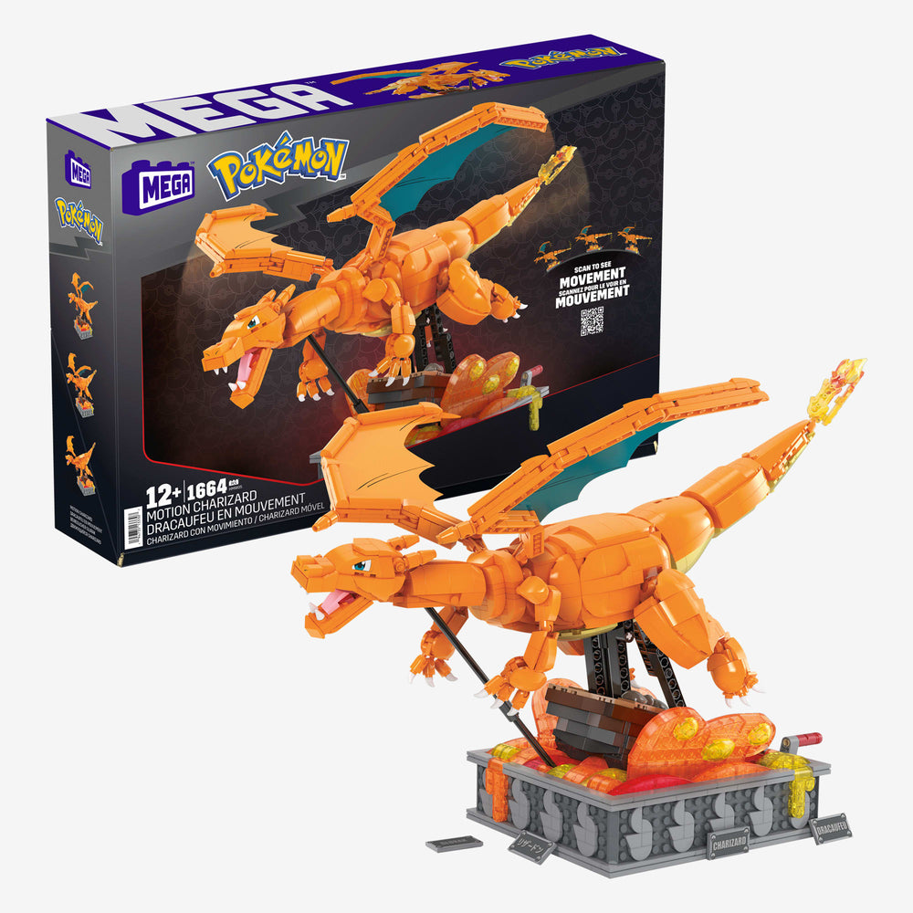 MEGA Pokémon Charizard Building Kit – Mattel Creations