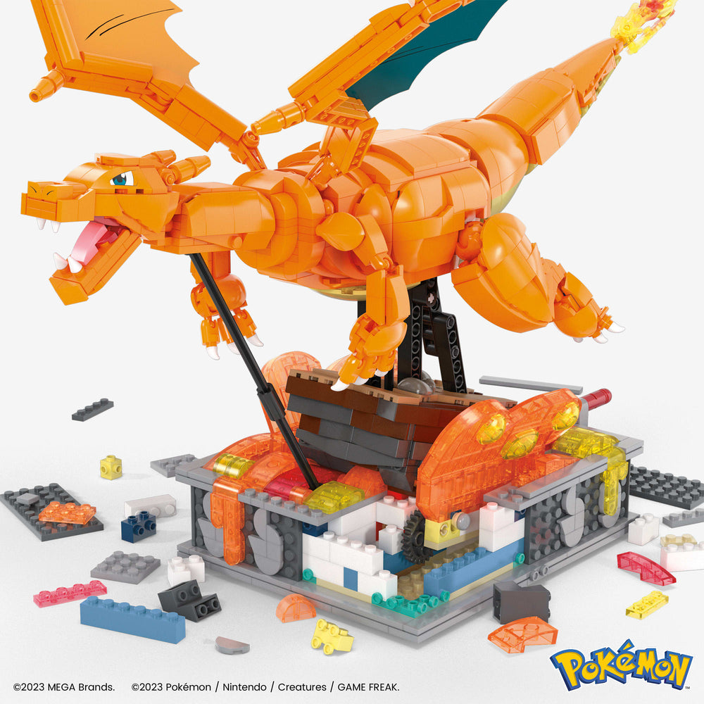 MEGA Pokémon Charizard Building Kit – Mattel Creations