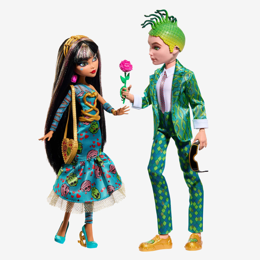 Monster High Cleo and Deuce Howliday Love Edition 2 Pack – Mattel Creations